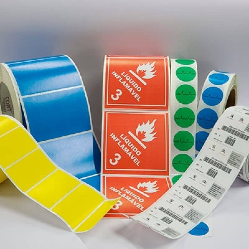 Rolo de Etiqueta Adesiva - Cortpress Etiquetas E Rótulos Adesivos